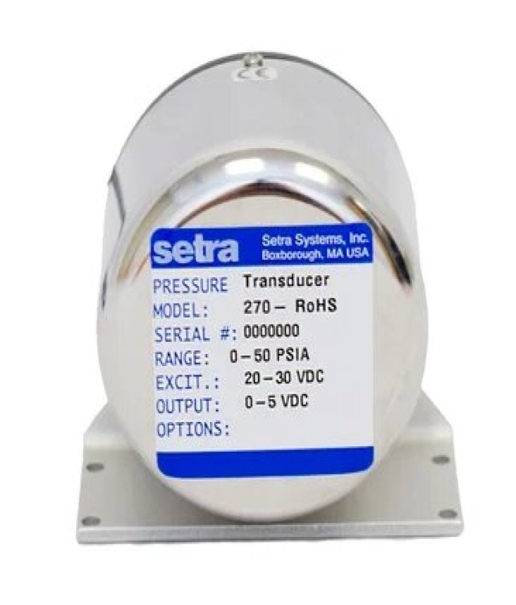 Model 270 SETRACERAM™ for Barometric, Gauge or Absolute Pressure – MT9