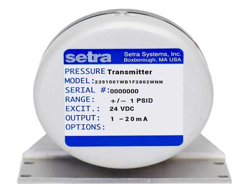 Setra Differential Pressure Transmitters – MT9
